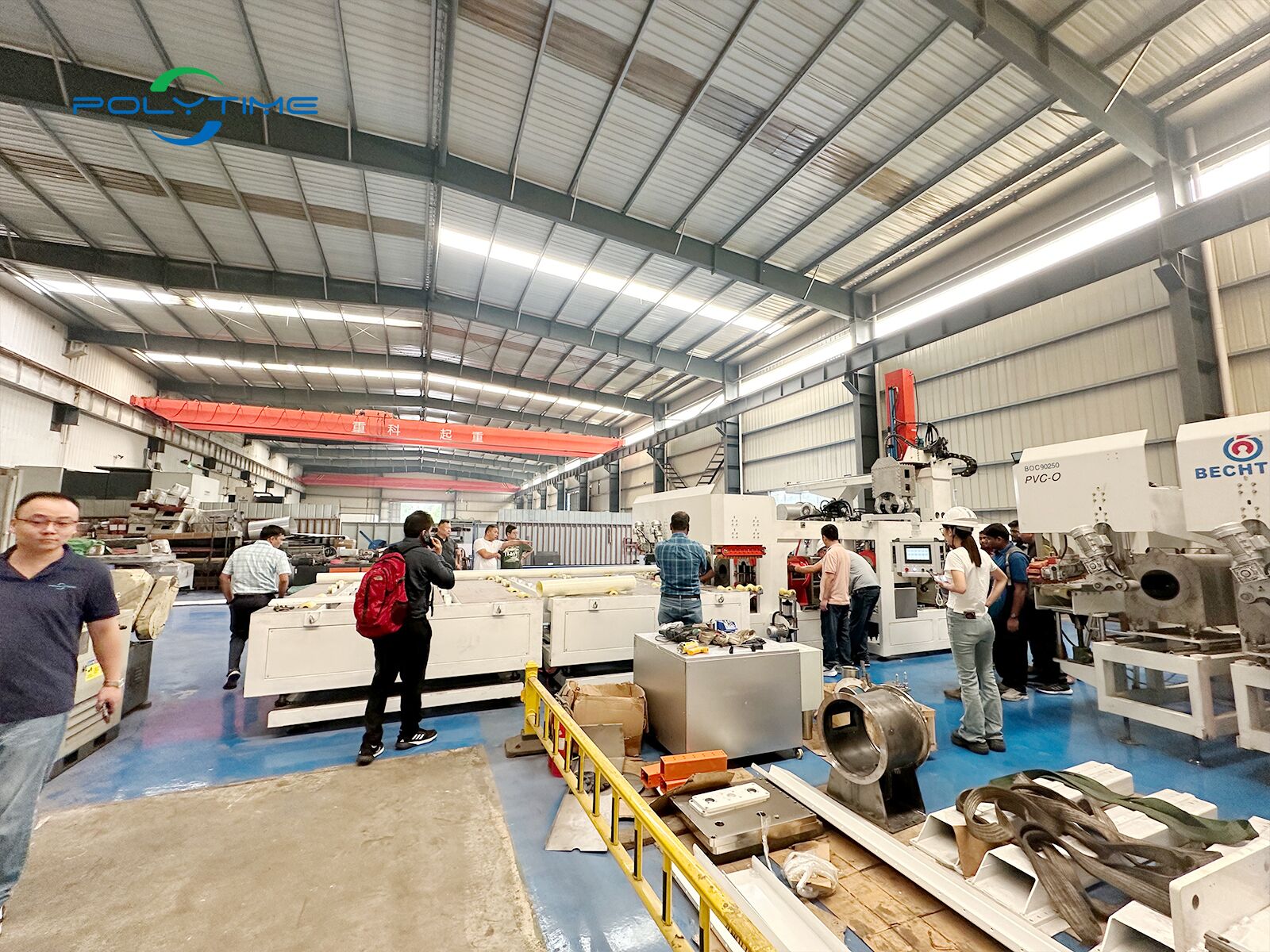 PVC-O Plastic Extrusion Machine Manufacturers - Polytime Machinery